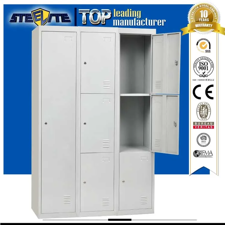 2 Tier Lockers Gym / Bowling Alley Lockers / Box Locker,Grey Color ...