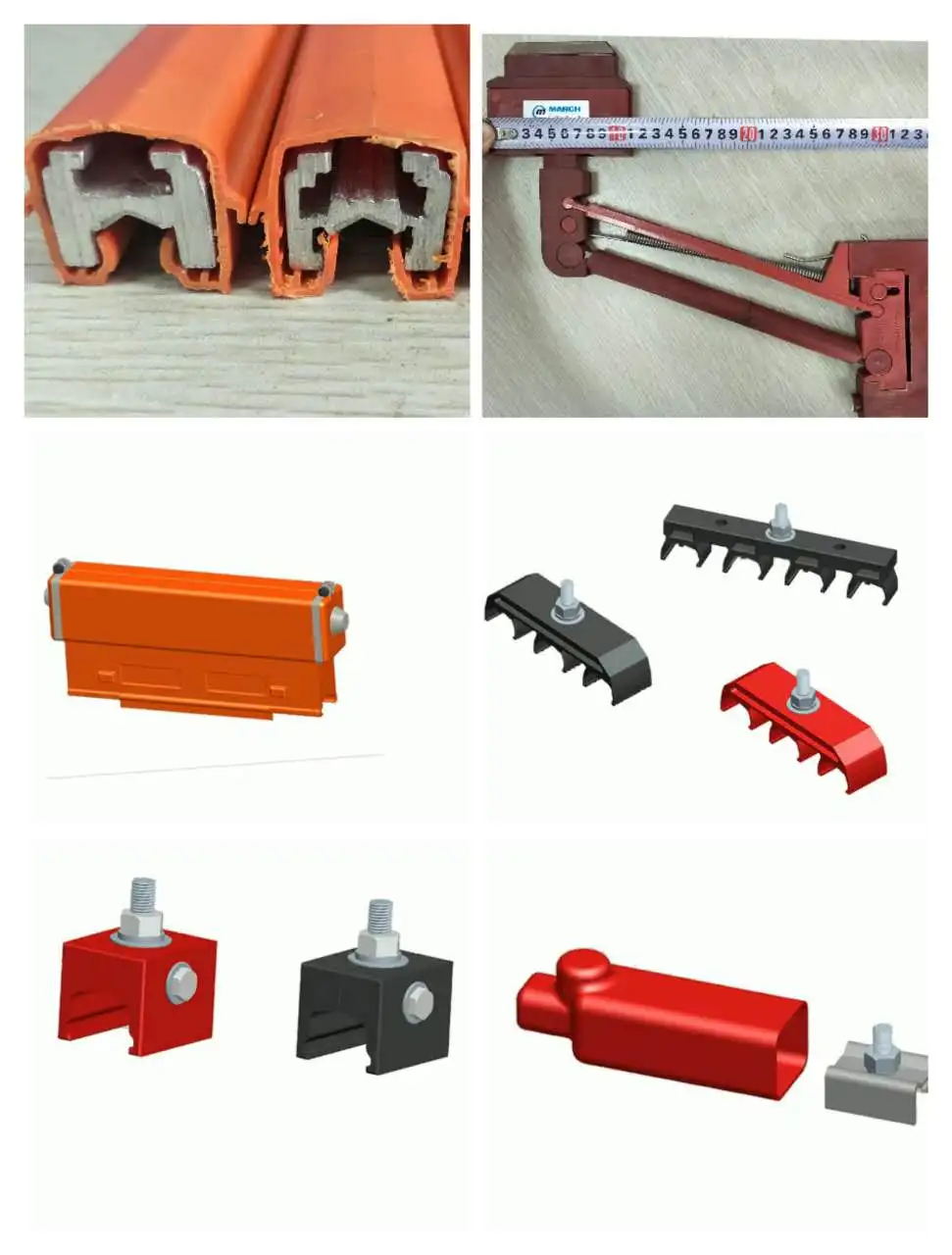 100amp Overhead Current Collector For Crane Conductor Rail - Buy 100amp ...