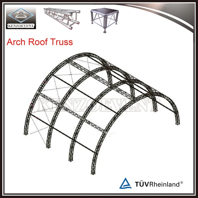 Fashion Aluminum Circle Curved Roof Truss System For Events - Buy ...