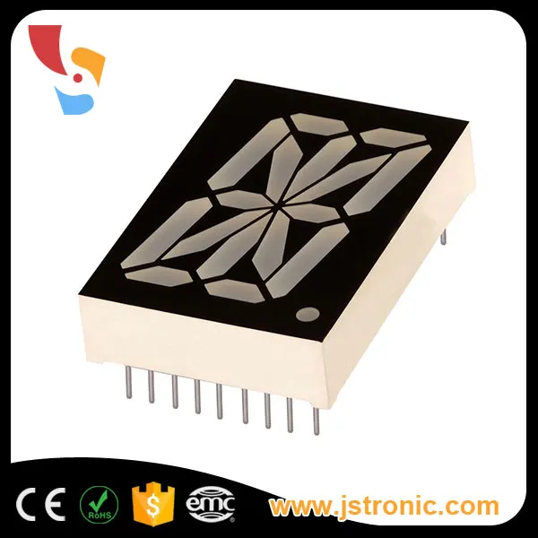 Display Led De 16 Segmentos Alphanumeric De 2.3 Polegadas,Um Dígito ...