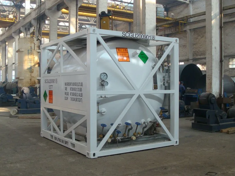 Liquid Nitrogen 20 FT ISO Cryogenic Tank Container - CNCD