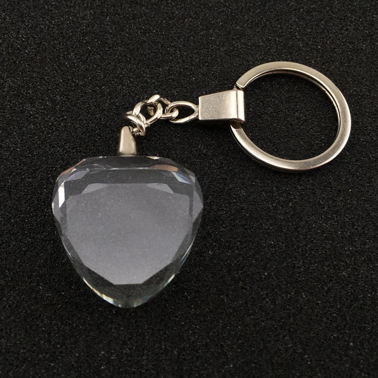 Crystal Crafts Square Shaped Keychain Glass Ornaments Personalized ...