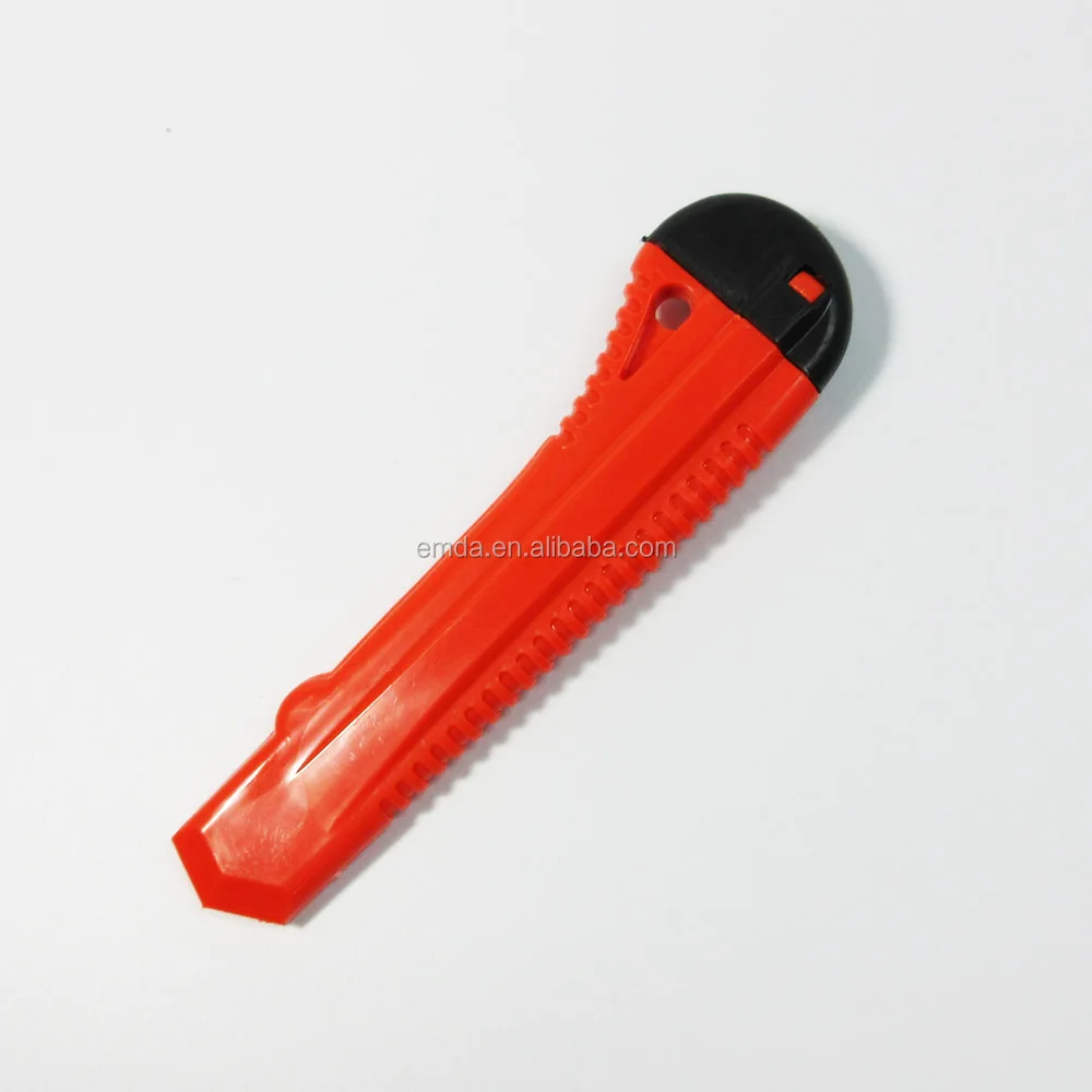 Office 18mm Width Single Blade Plastic Box Cutter Utility Knife Art ...