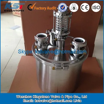 Certificate 3a Ss304 10 "sanitary Tri Clamp End Cap With Mnpt Threads ...