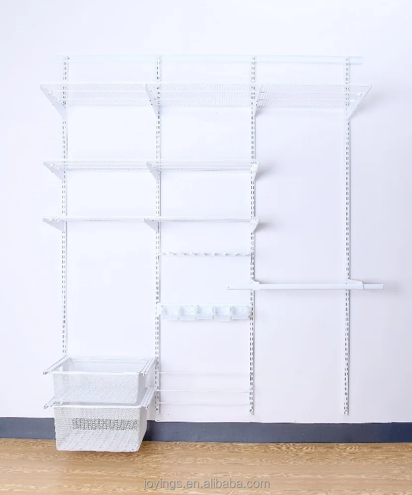 Diy Metal Furniture Closet Wardrobe System Wire Shelving System ...