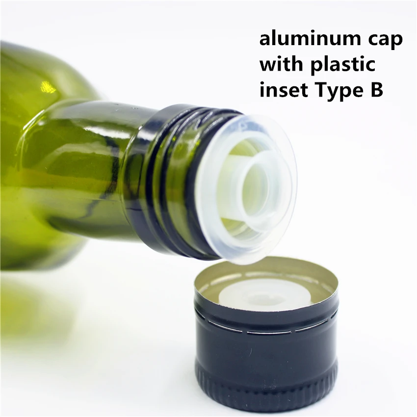 31.5x24mm Pop Up Retractable Plastic Pourer Aluminum Olive Oil Bottle ...