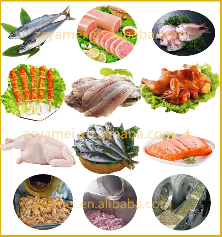 60 Kg Stainless Steel Chicken Marinater - Buy Meat Vacuum Tumbler ...