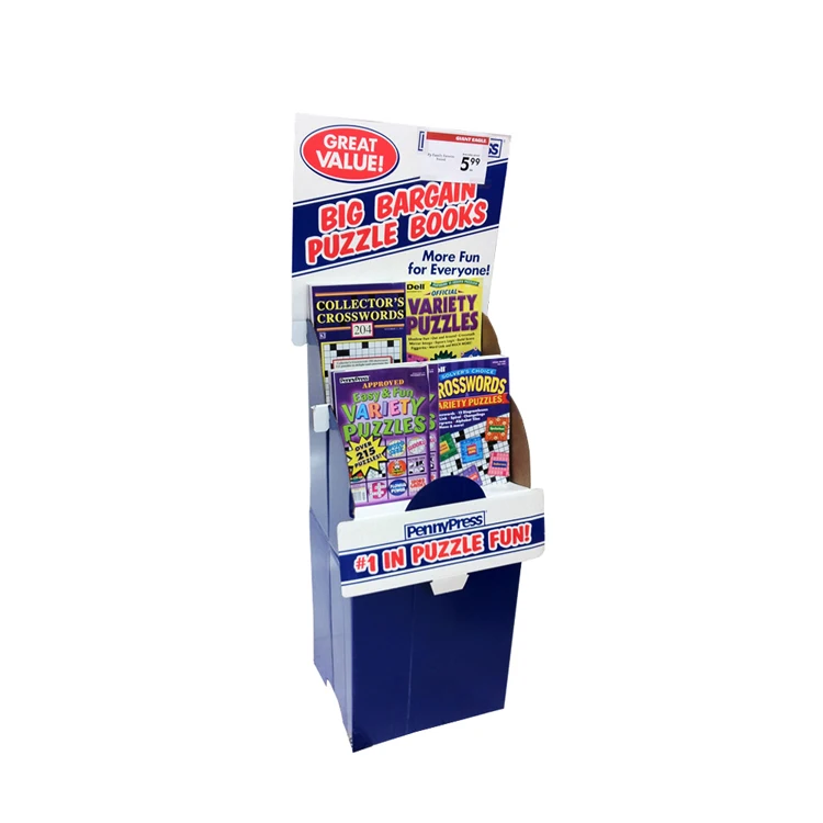 Custom Cardboard Paper Comic Book Floor Display Stands,Corrugated ...