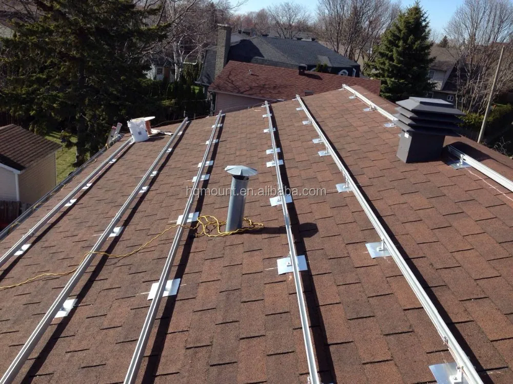 Aluminium 35mm-50mm Pv Solar Module Middle Inter Clamp And End Clamp ...