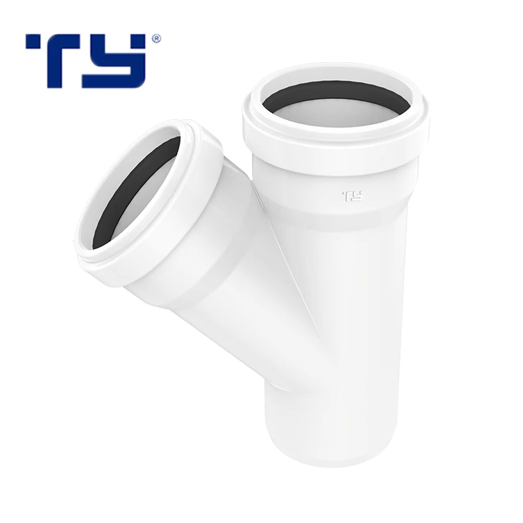 Ty Brand PVC Drainage Y Branch Tee Pipe Fittings - China Manufacturer