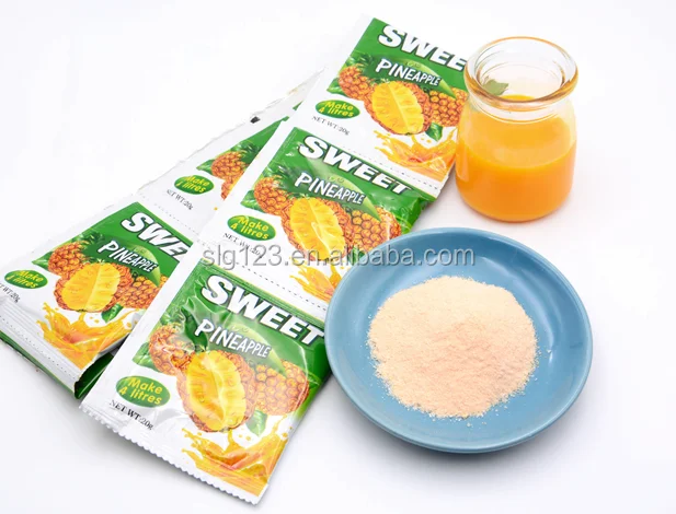 20g Instant Sweet Pop Drink Juice Powder Mango Orange Lemon Fruity ...
