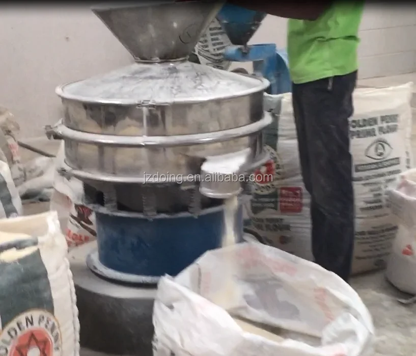 Cassava Flour Vibration Sieve Small Garri Sieving Machine - Buy Cassava ...