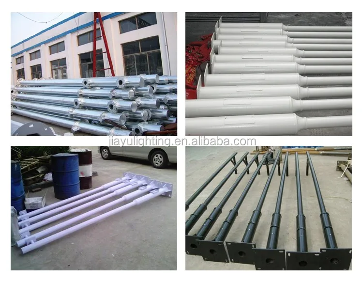 5m Hdg Octagonal Mid Hinged Column/ Cctv Galvanized Camera Pole/ Street ...