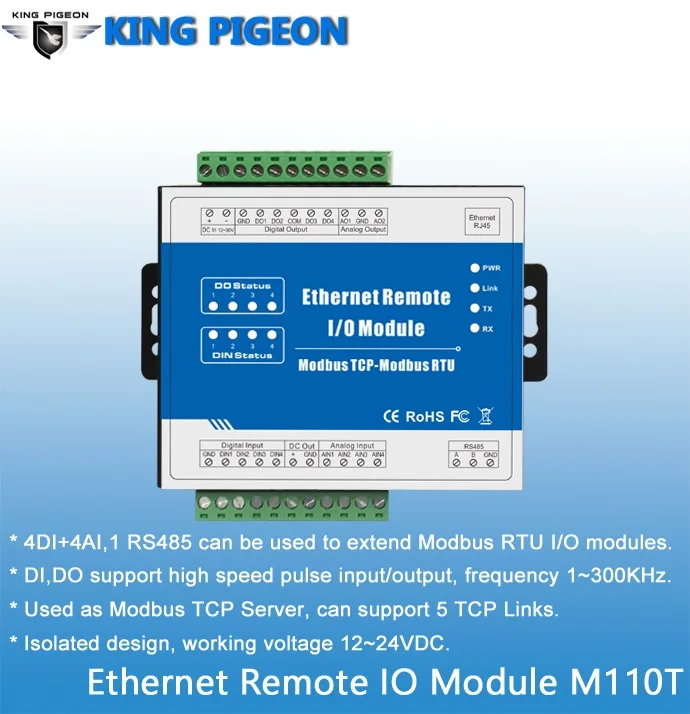16 Digital Input Modbus Tcp I O Module Modbus Gateway Supports Modbus Buy Modbus Modbus