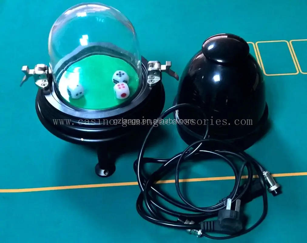 High Quality Metal Electronic Dice Shaker Cup With Glass Cover - Buy ...