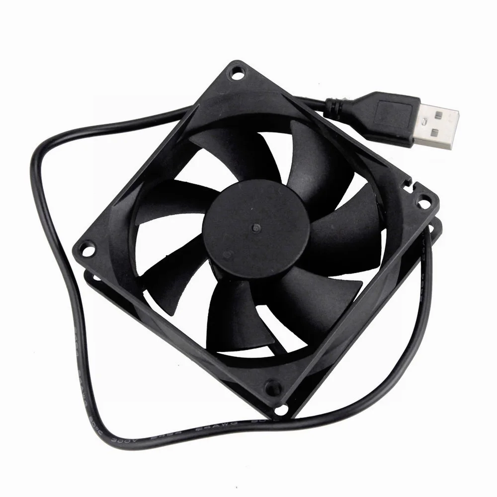 Dc 5v Usb 80x80x25mm 3 Inches 80mm 8cm Brushless Axial Cooling Cooler ...