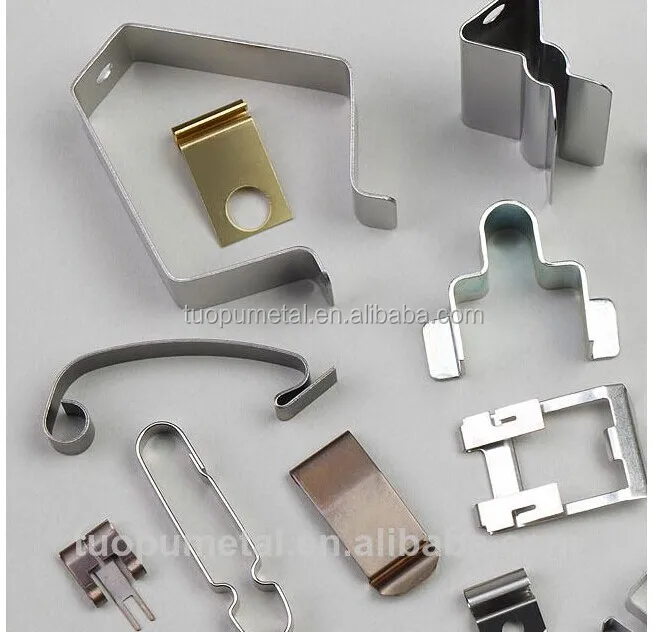 China Customized Flat Spring Steel Clips Stamping Mounting Spring Steel ...
