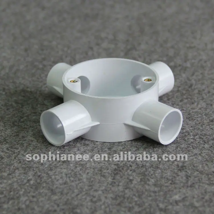 Pvc Circular Junction Box 4 Way - Buy Pvc Junction Box,4 Way Pipe ...