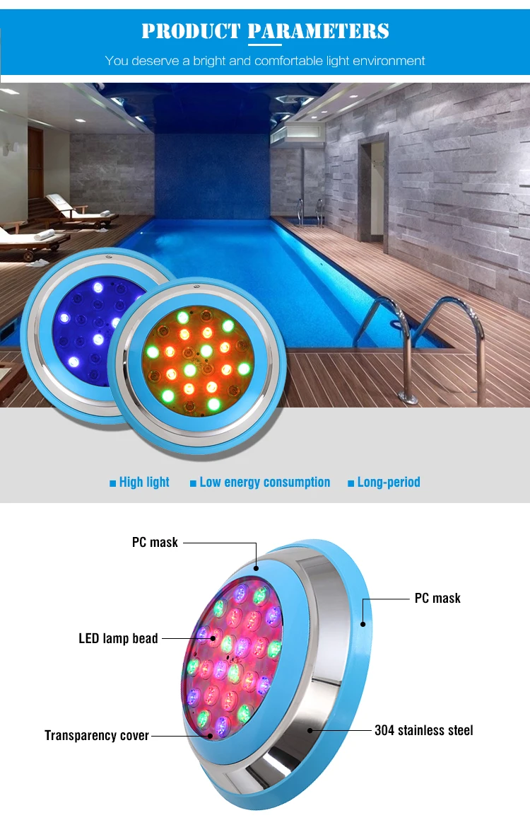 Factory Price Halogen/led Rgb Underwater Swimming Pool Lights - Buy ...