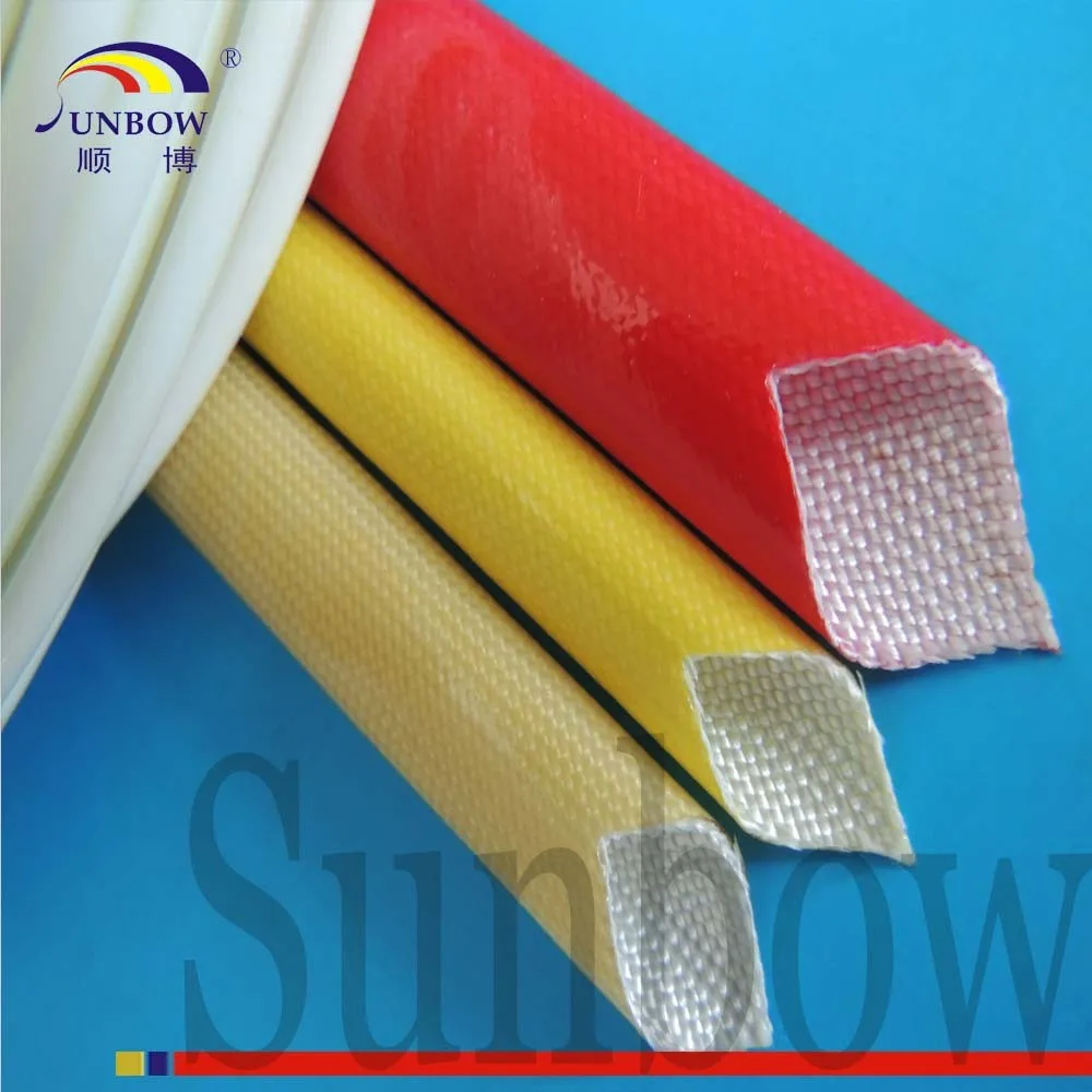 Class F Insulation Fiberglass Insulating Sleeving With Polyurethane ...