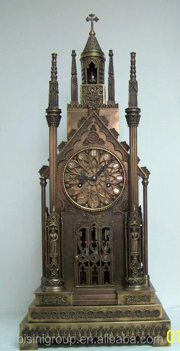 European Gothic Style Replica Art Clock,Antique Church Design Cast ...