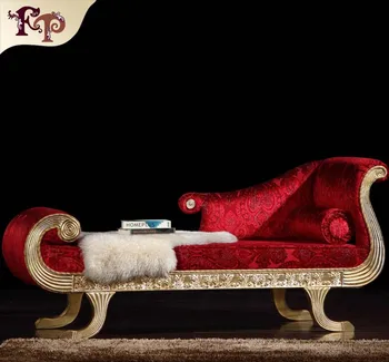 Roman Style Furniture - Solid Wood Hand Craft Cracking Paint Chaise ...