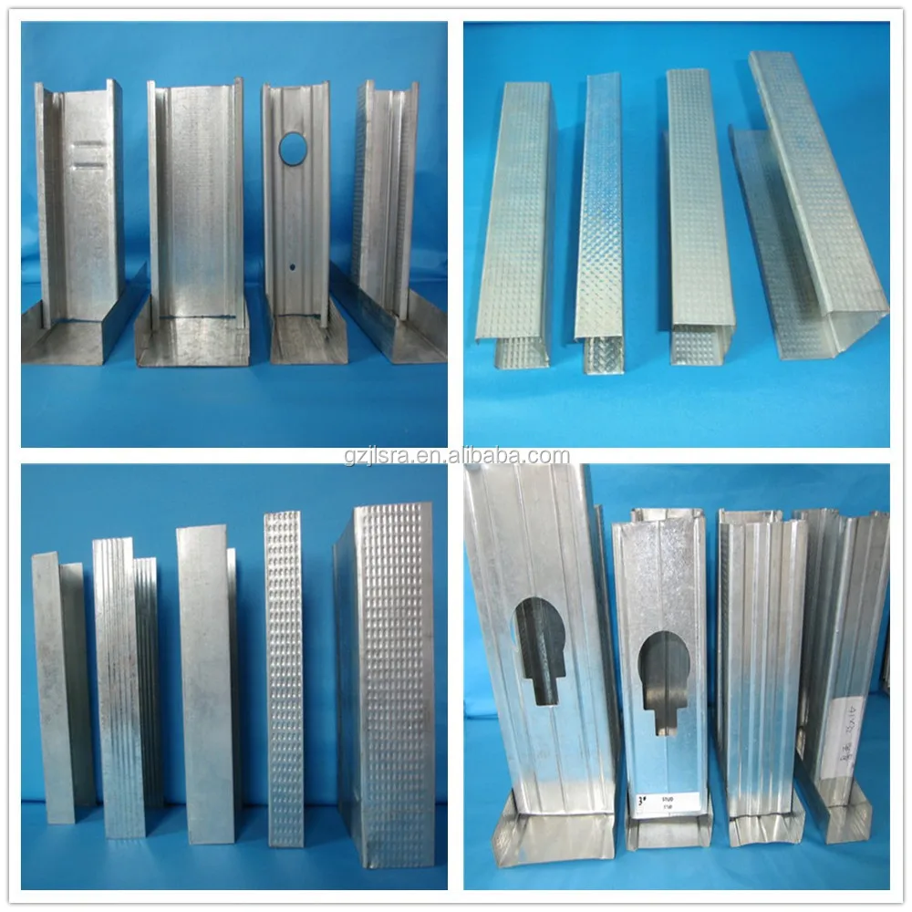 Good Quality Galvanize C Channel U Channel For Partition And Ceiling ...