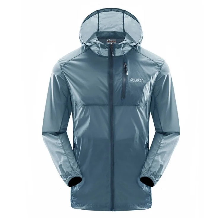 Running Hiking Lightweight Windbreaker Uv Protect Skin Jacket For Man ...