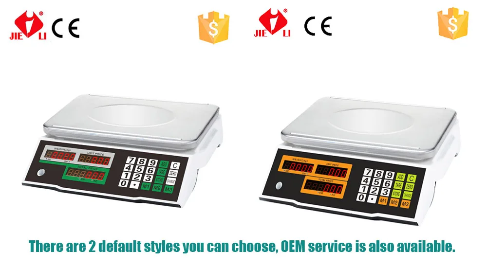 40kg Acs Electronic Scales Digital Price Balance With Usb Interface ...