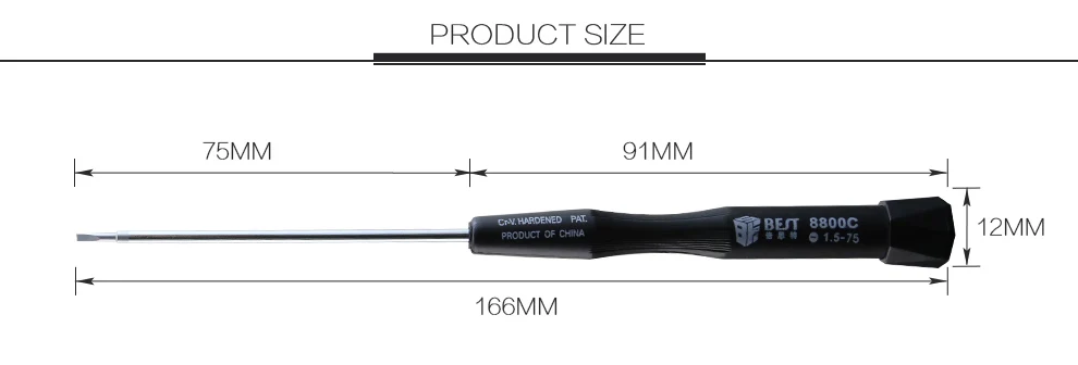 High Quality 75mm Ph00 Ph000 Flat End Screwdriver Universal Mobile ...