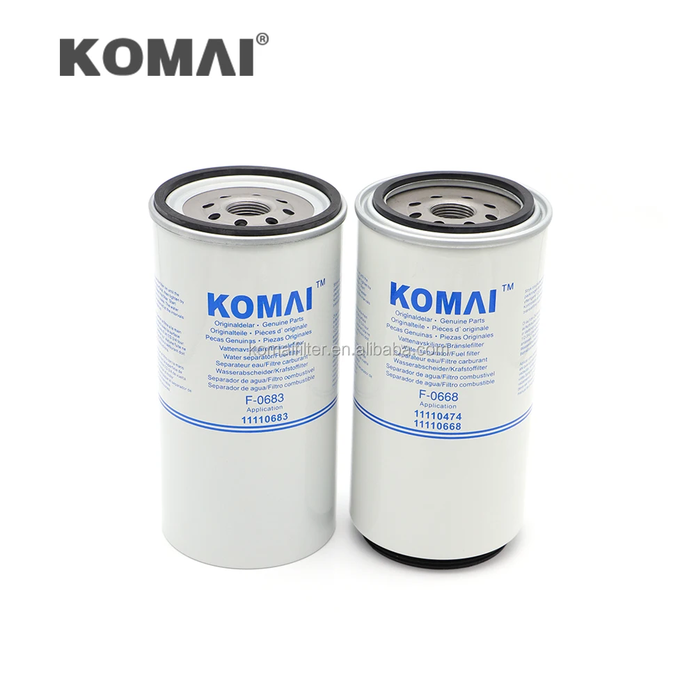 Komai Filter 1518512 - High Efficiency Fuel Filter for Excavators