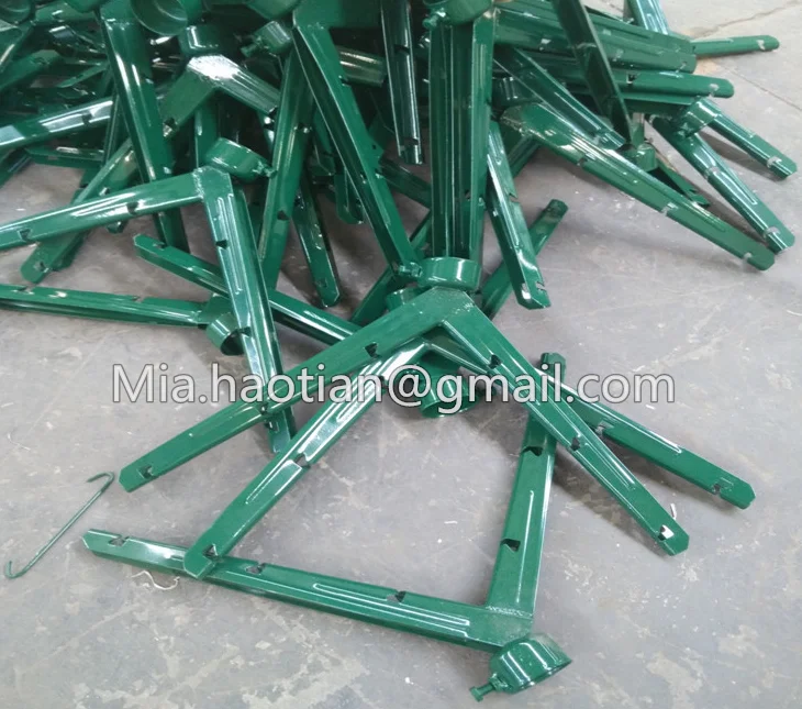 Security Fence Top V Shape Barbed Wire Support Extension Arm - Buy ...