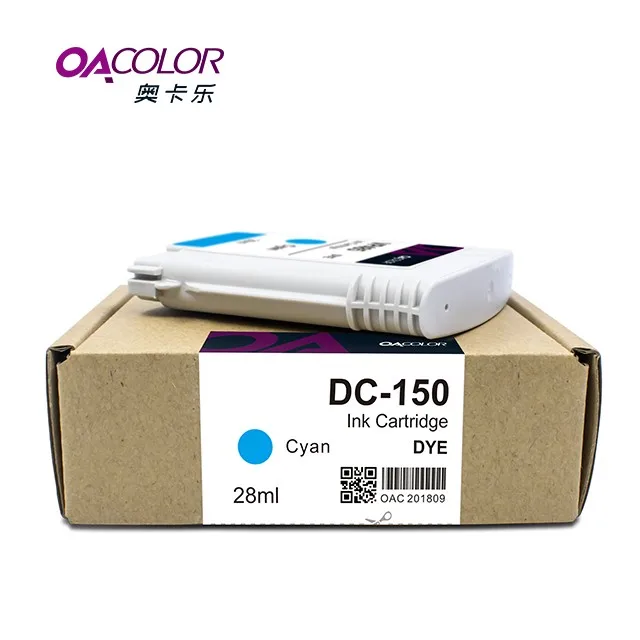 Oacolor Remanufactured Ink Cartridge Dc-150bk Dc-150c Dc-150m Dc-150y ...