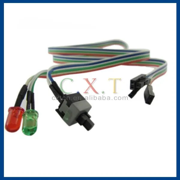 Desktop Computer Pc Case Power Cable Sw Switch Re-starting Switch Power ...