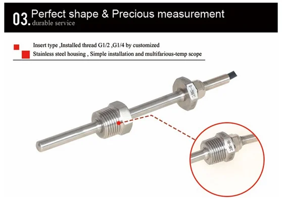 Holykell HTS102 Digital Liquid Temperature Sensors Modbus
