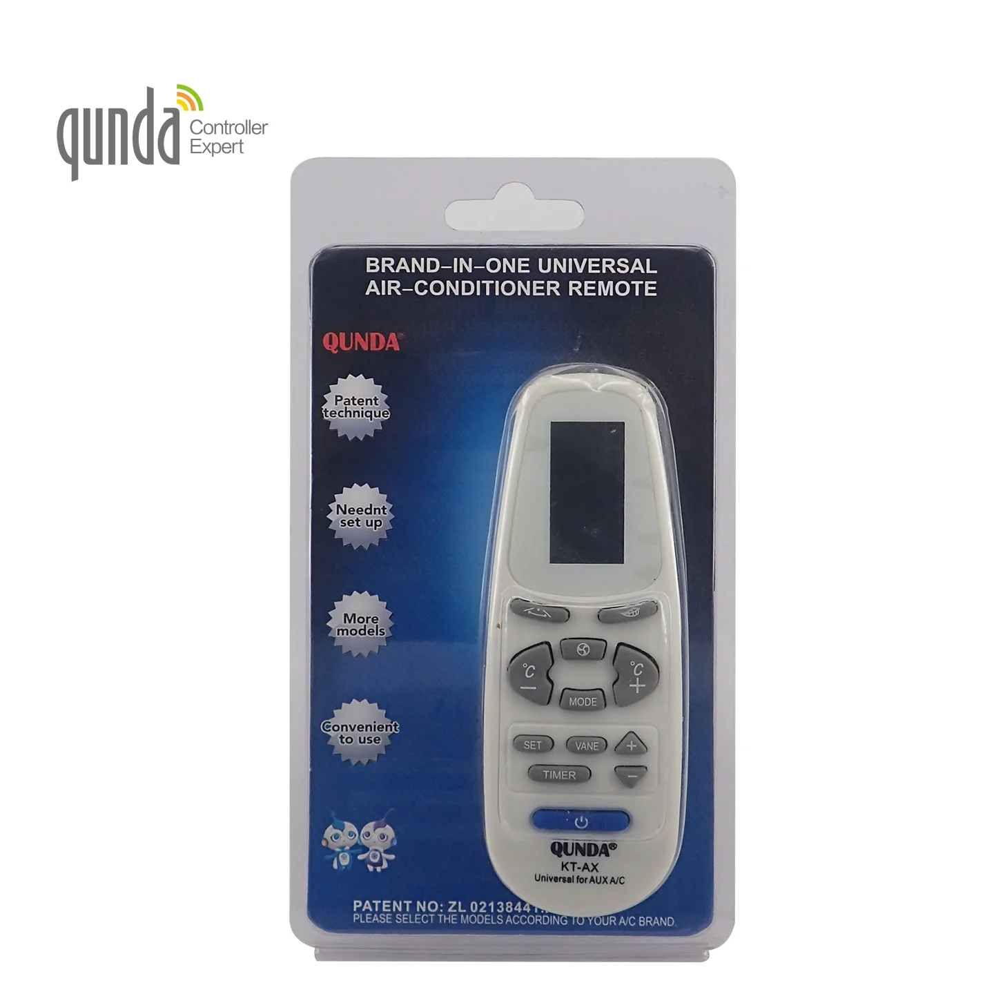 Systo Qunda Kt-ax Replacement For Aux Brand A/c Remote Control - Buy ...