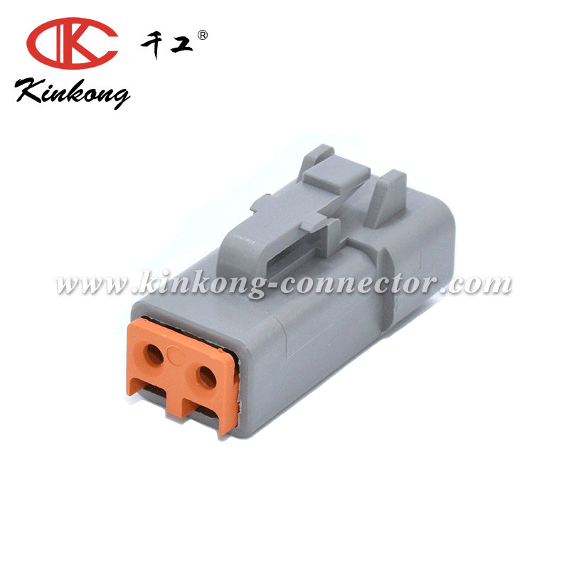 Kinkong Hot Sale 2 Pin Female Waterproof Dtp Auto Wire Connector Dtp06 ...