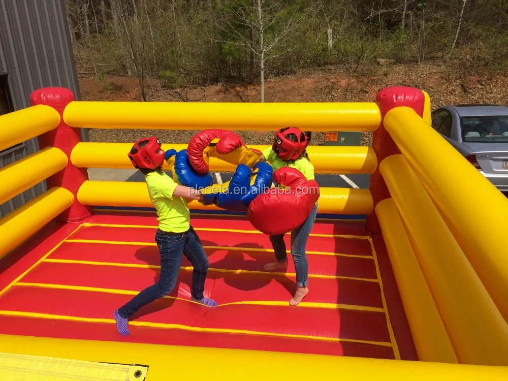 Funning Interactive Inflatable Bouncy Boxing Ring Arena