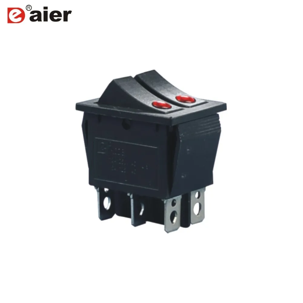 Double Pole 4 Pin On Off Leci Rs601 Rocker Switch - Buy Leci Rs601 ...