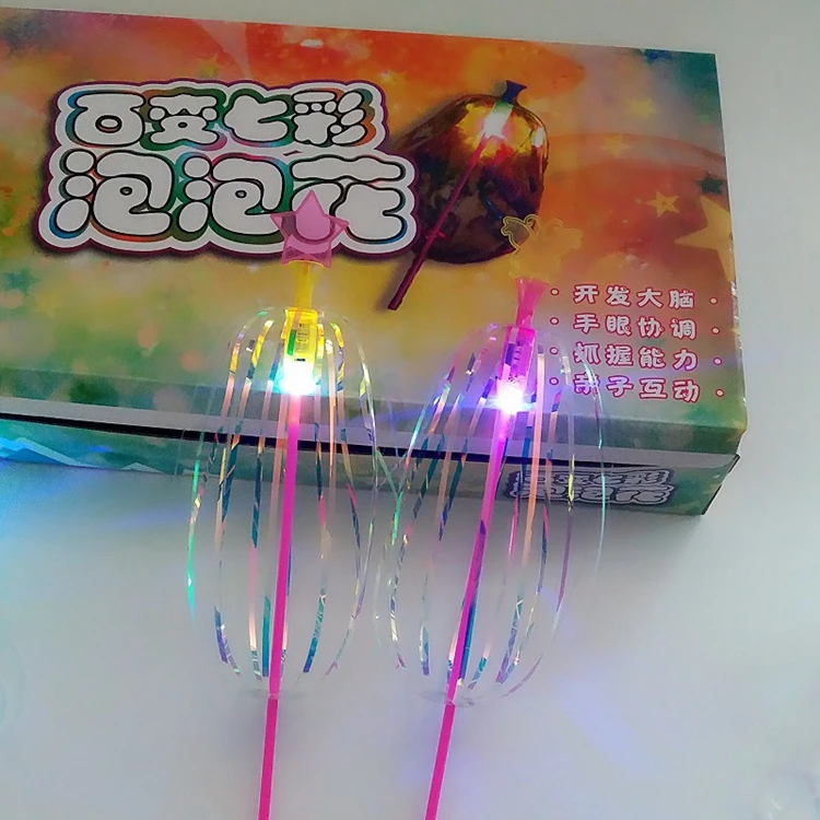 Funny Flashing Magic Toy Sparkling Spindle Wand Amazing Rotate Colorful ...