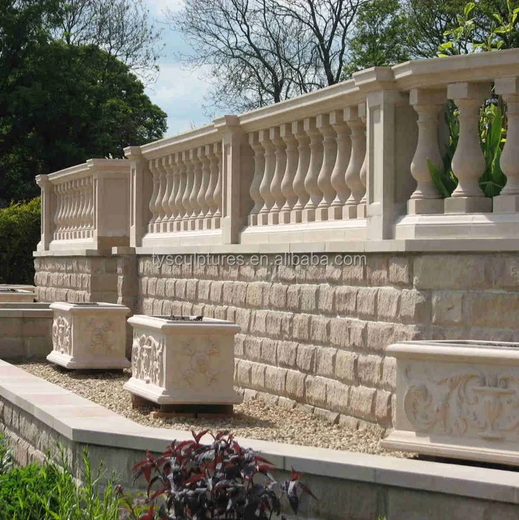 Modern European Style Marble Banisters And Railings For House - Buy ...