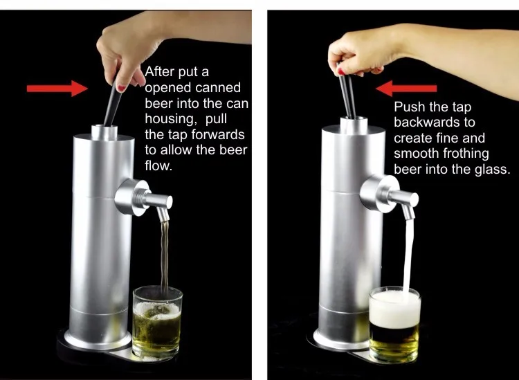 Novelty Barware Electric Ultrasonic Creamy Beer Frother For Beer Flavor ...