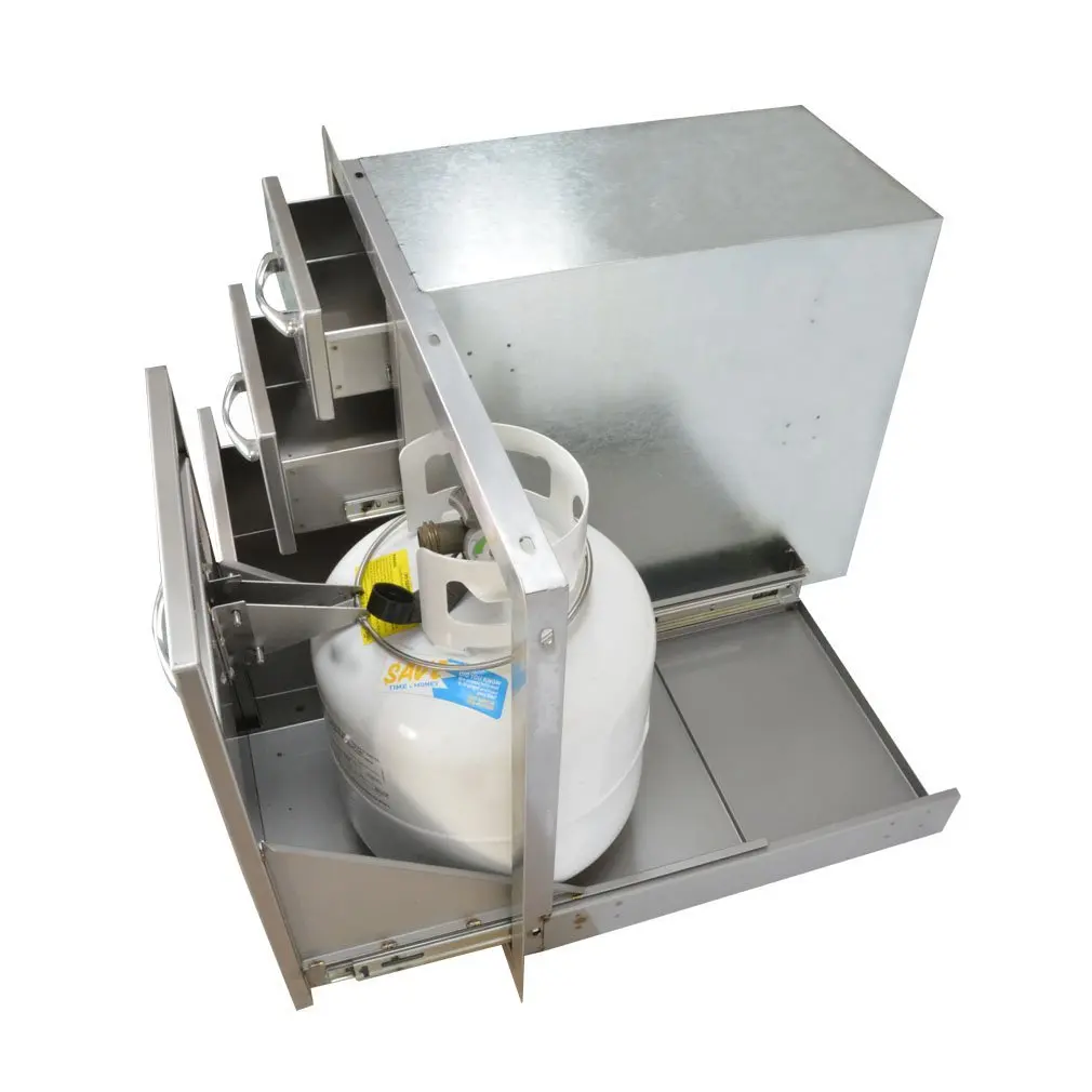 30-inch Outdoor Kitchen Stainless Steel Combo Propane Tank Tray With ...