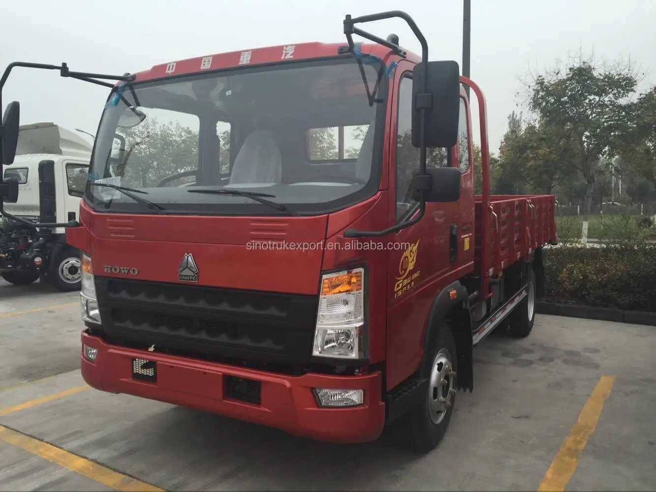Lorry Transport 4x2 6 Wheeler Howo 5 Ton 8 Ton 6 Ton Cargo Truck For ...