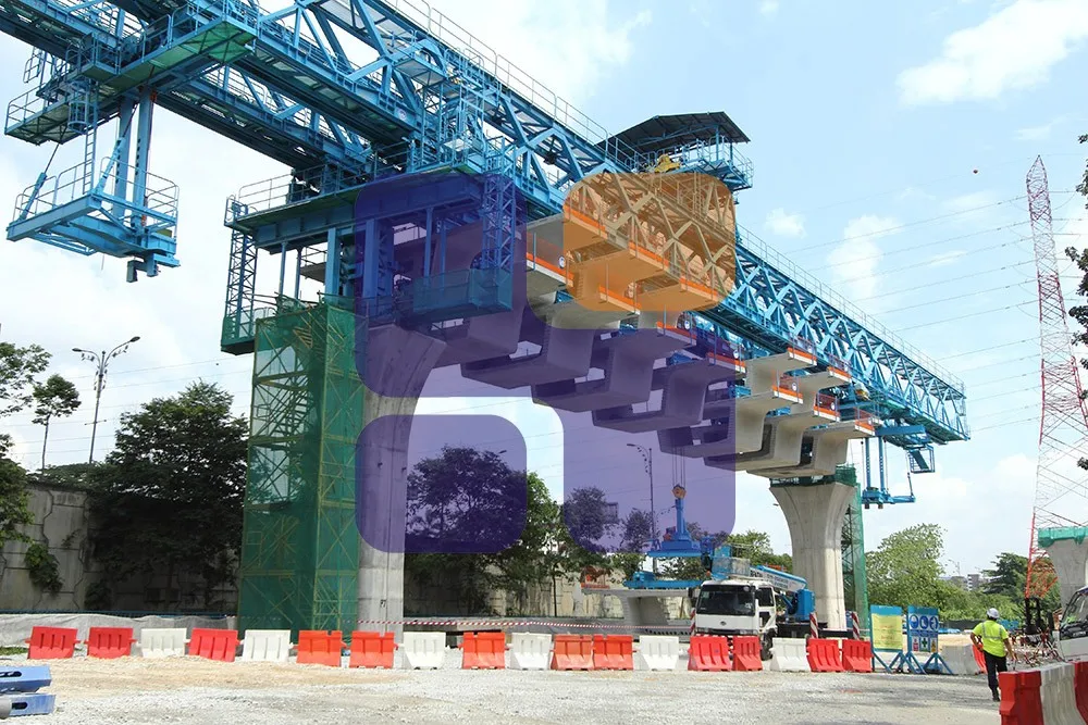 Professional 150 Ton Segmental Launching Gantry Machine For Expressway ...