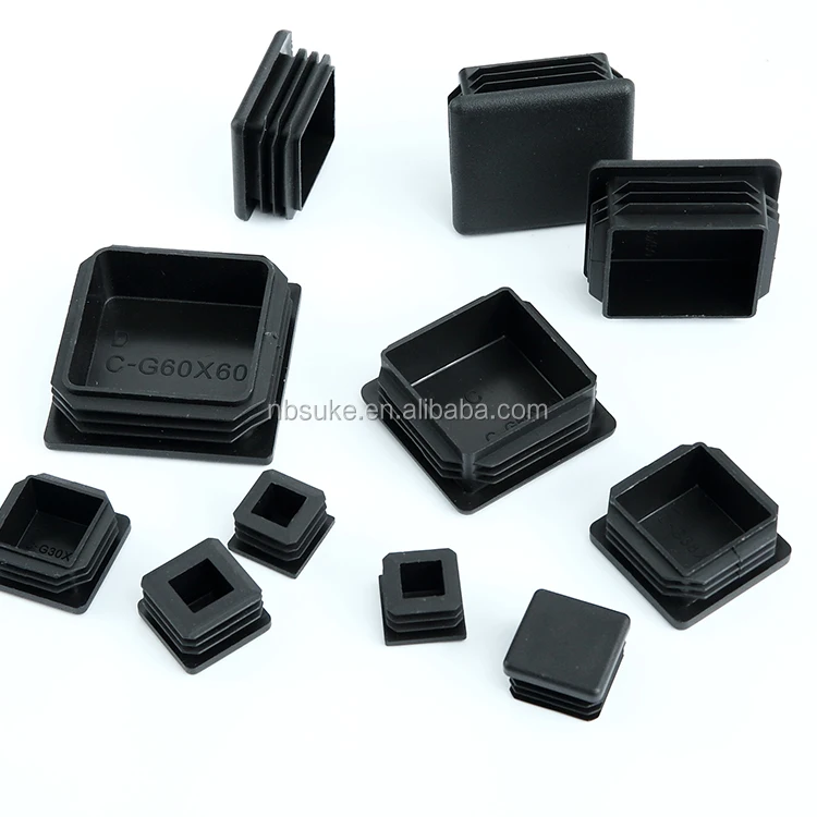 Rectangular Round Square Oval Plastic Drain Plug Stopper Rubber End Cap ...