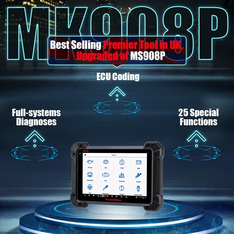 Autel Mk908p Car Diagnostic Tool With J2534 Ecu Programming Tool Better ...