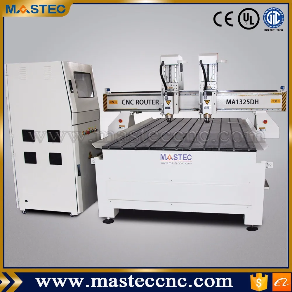 Ncstudio Control Cnc Router Machine/ Woodworking Machine With Double Heads/ Rotary - Buy ...