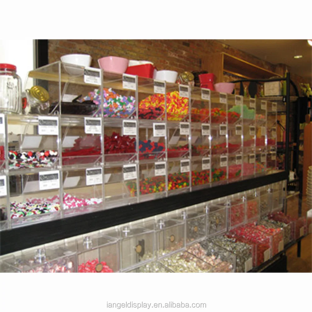 Best Safe Acrylic Mini Candy Bin With Scoop - Buy Candy Bin And Scoop ...