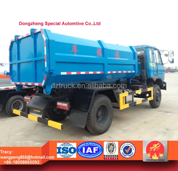 Dongfeng 8ton Container Lifting Garbage Truck - 10cbm
